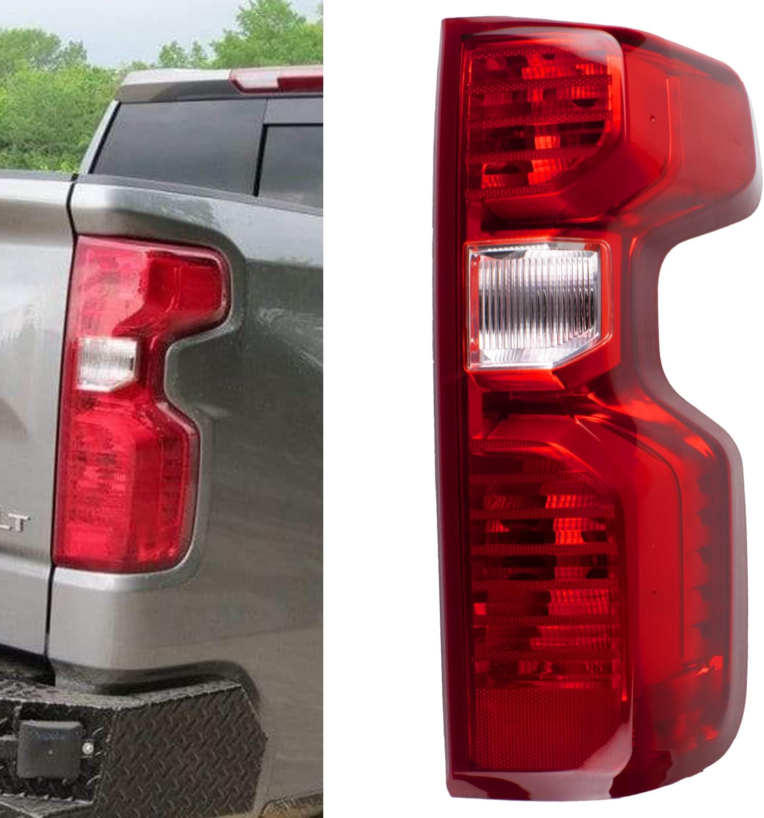 Amazon.com: Boine Right Passenger Side Tail Light Compatible With 2019 ...