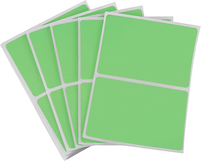 Amazon.com : ChromaLabel 2 x 3 inch Name Tag Stickers, 150 Labels per ...