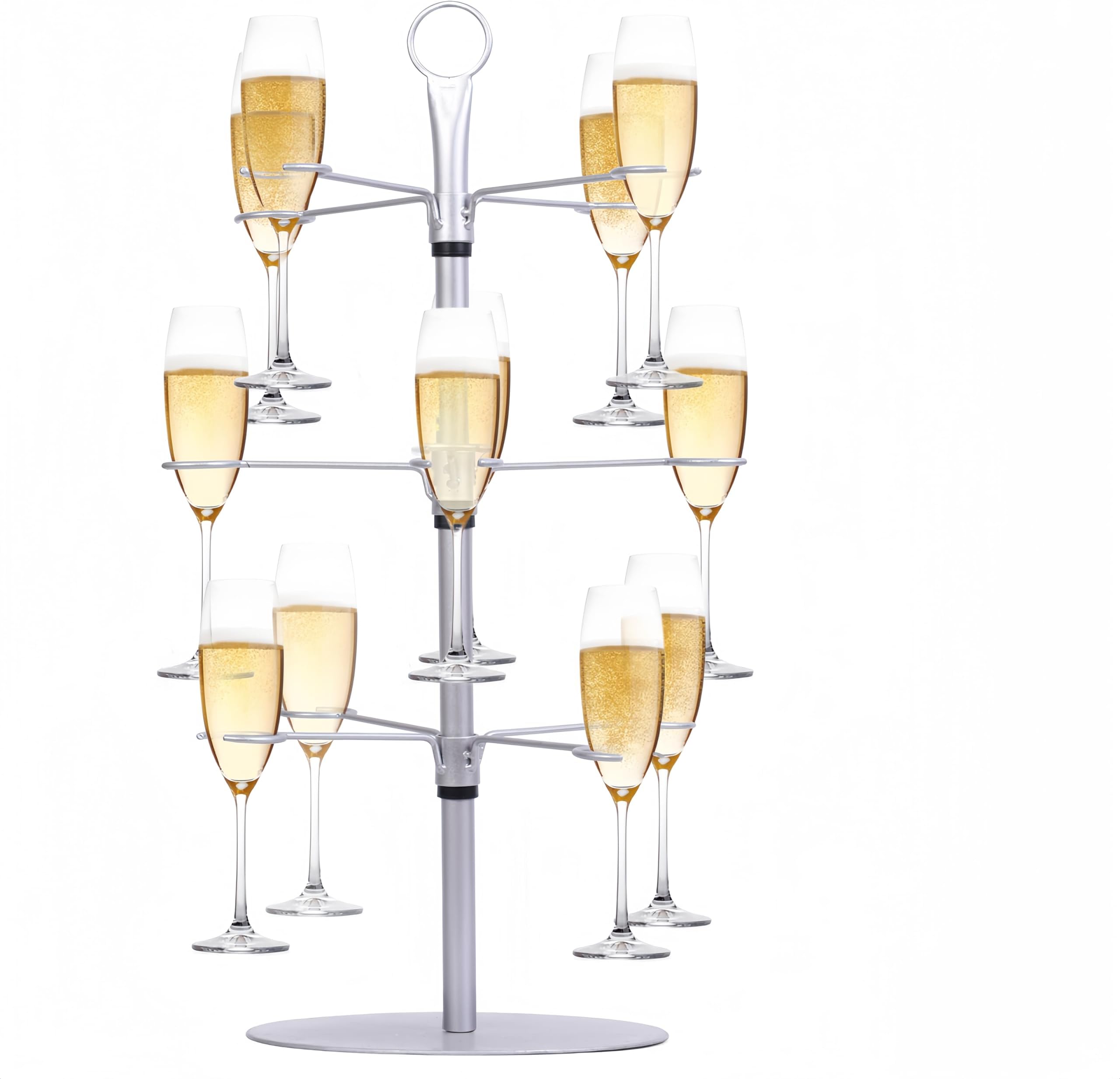 Amazon.com | QTOP White Champagne Tower,Metal Drink Tower,Champagne ...