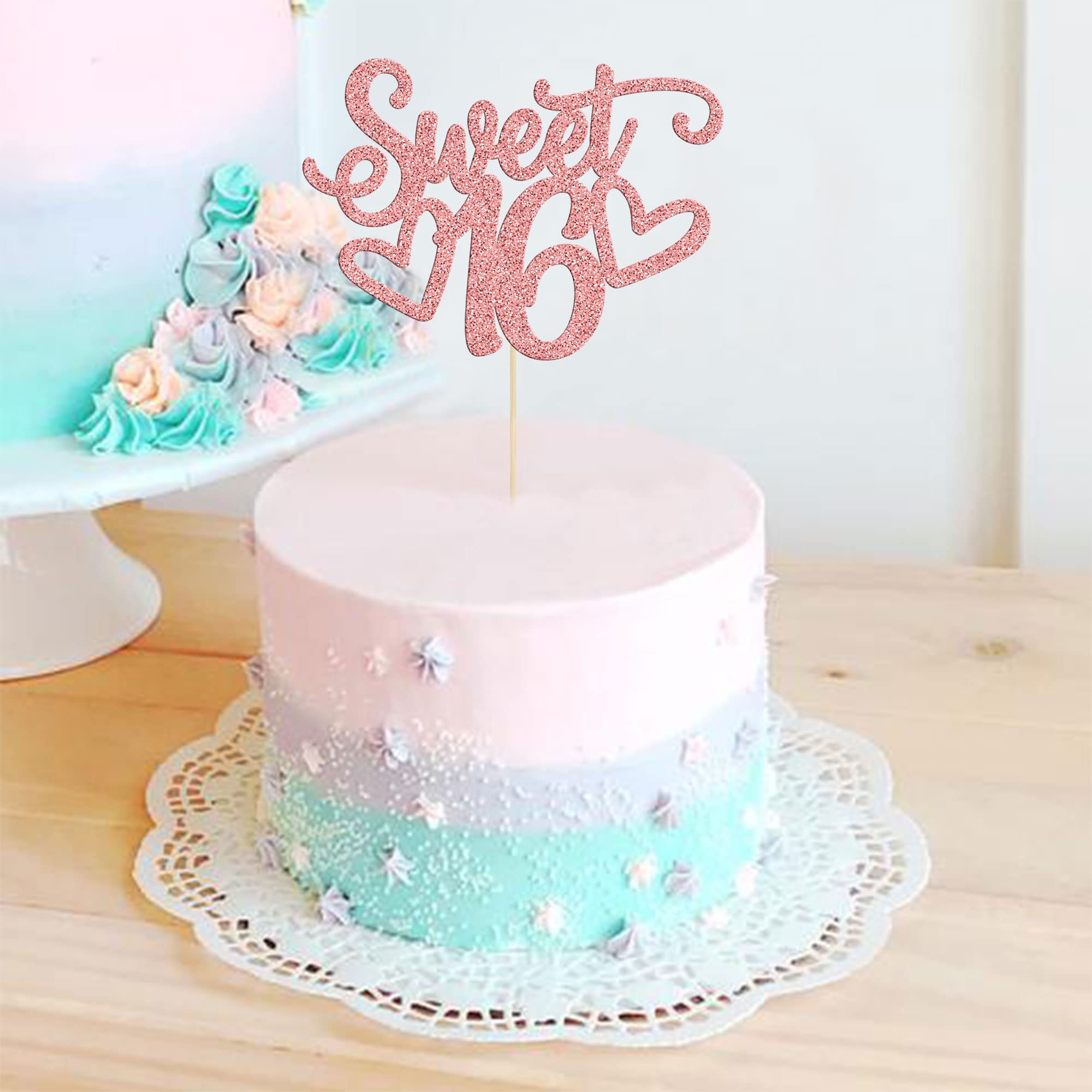 Sweet 16 Cake Decorating Ideas Amazon.com: Trelsan Sweet 16 Cake