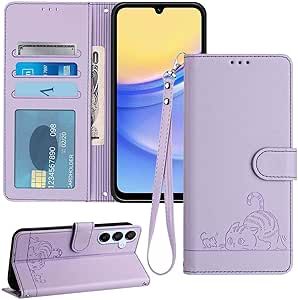 Amazon.com: Moment Dextrad for Galaxy A15 5G Phone Case, Wallet RFID Blocking Card Holder Slots ...