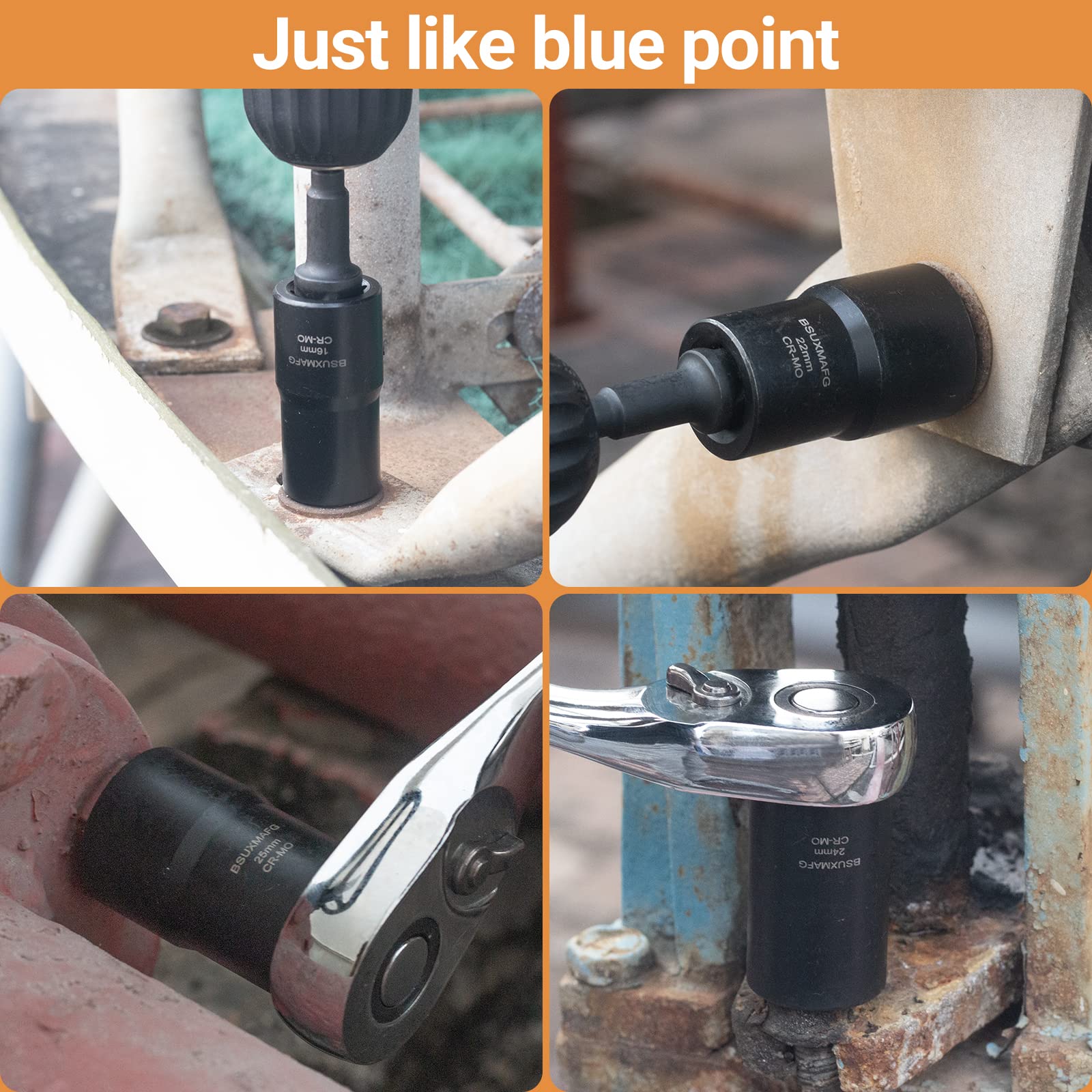 Snapklik.com : Bolt Nut Extractor Set, 13 PCS Easy Out Bolt Extractor ...