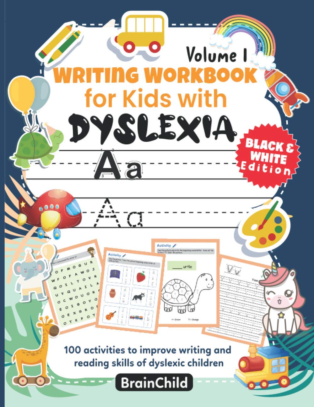 Writing Workbook for Kids with Dyslexia. 100 activities to improve ...