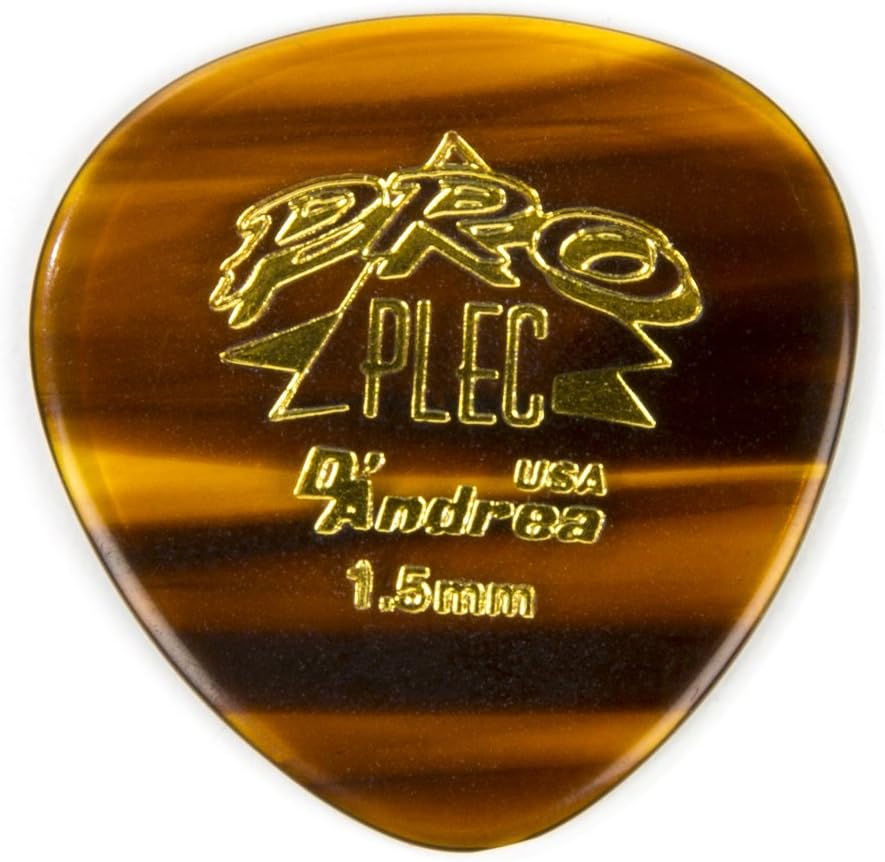 Amazon.com: D'Andrea PRO-385 Pro Plec 1.5mm Guitar Pick with Shell ...