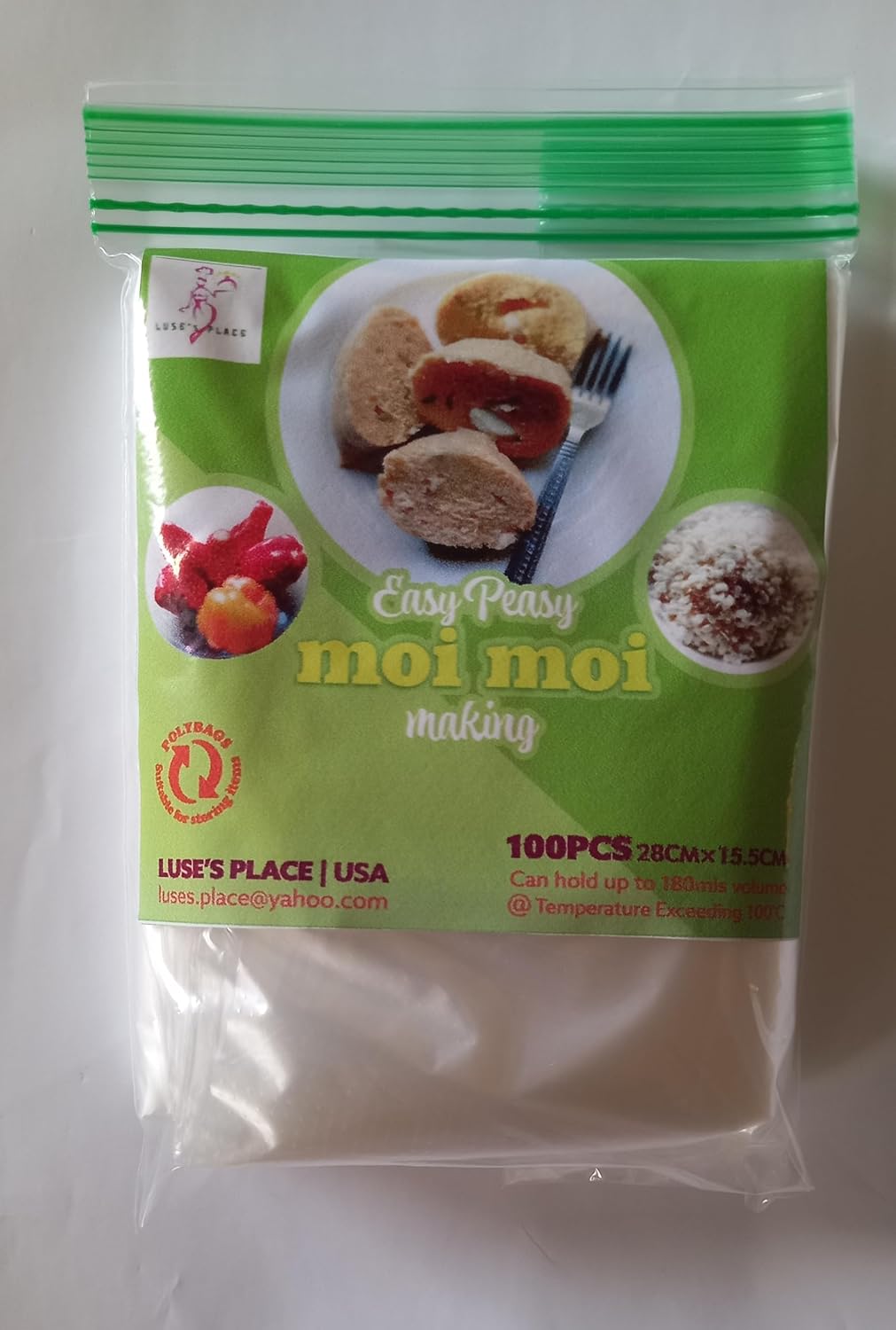 Amazon.com: Luse's Moi Moi Cooking Bag (100) Big size Perfect for Okpa ...