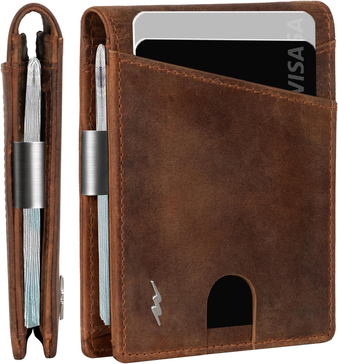 Marc Peter Money Clip Slim Wallets for Men RFID Blocking 11 Card Holder ...