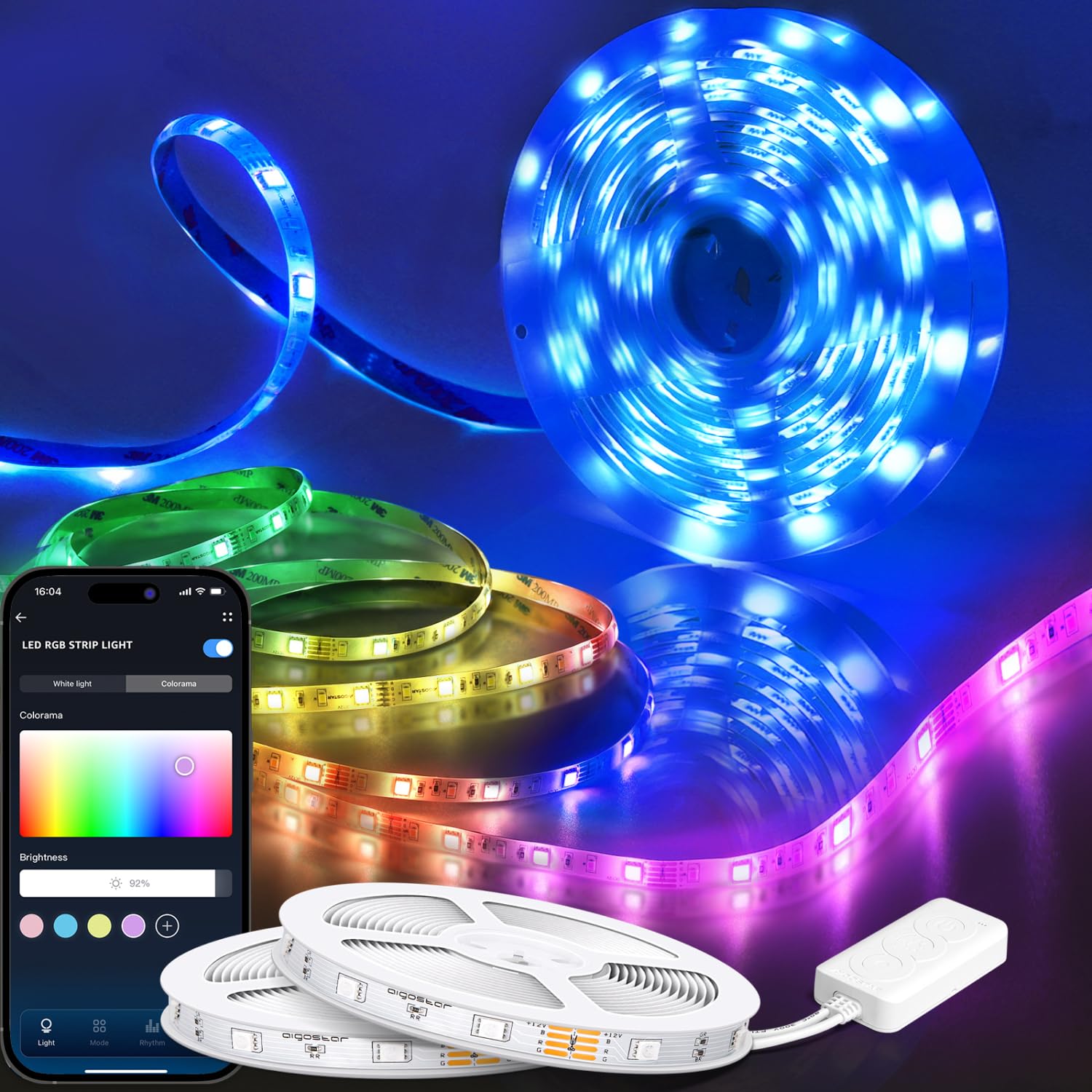 Alexa LED Strip Lights 10m, Aigostar led Lights Smart led Strips Lights ...