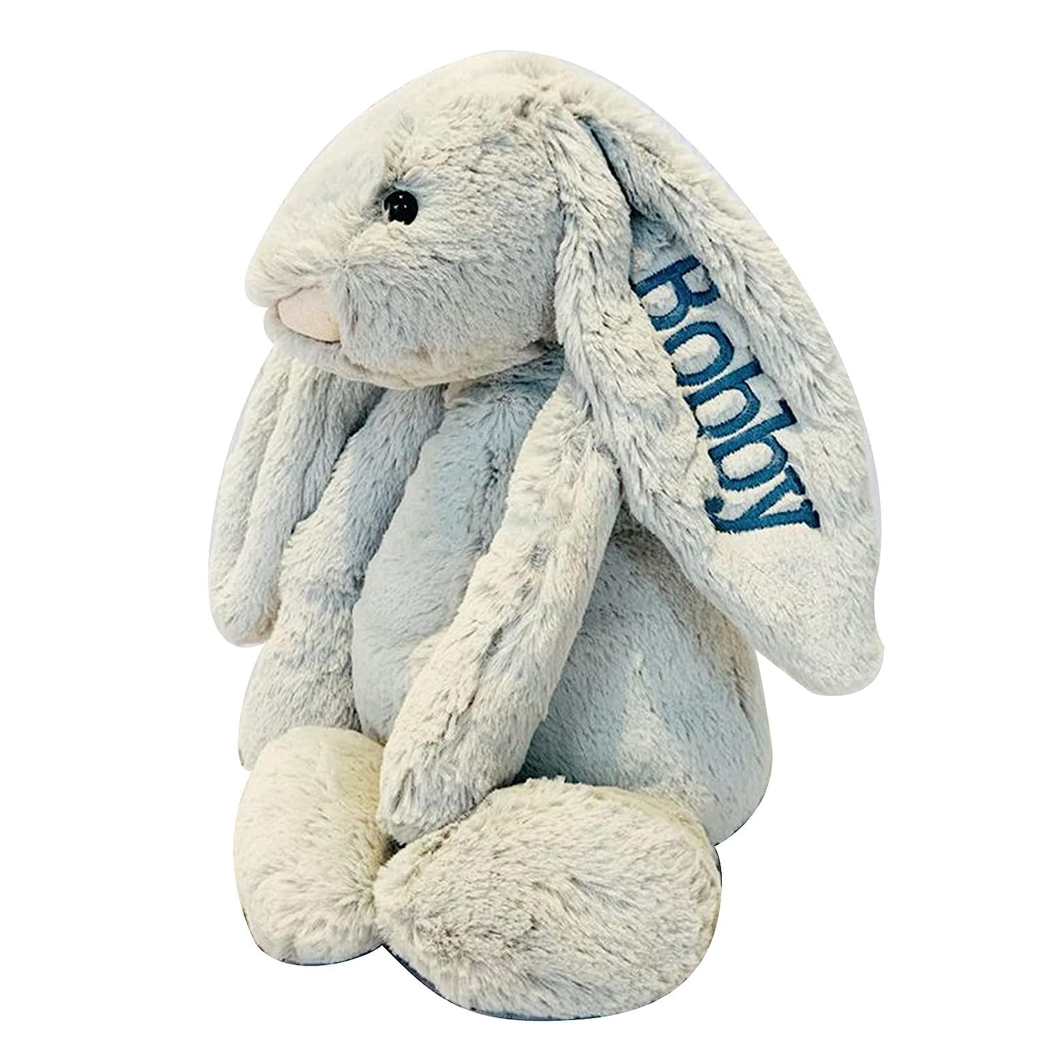 Amazon.com: Personalized Bunny Rabbit Stuffed Animal Plush, Customized ...