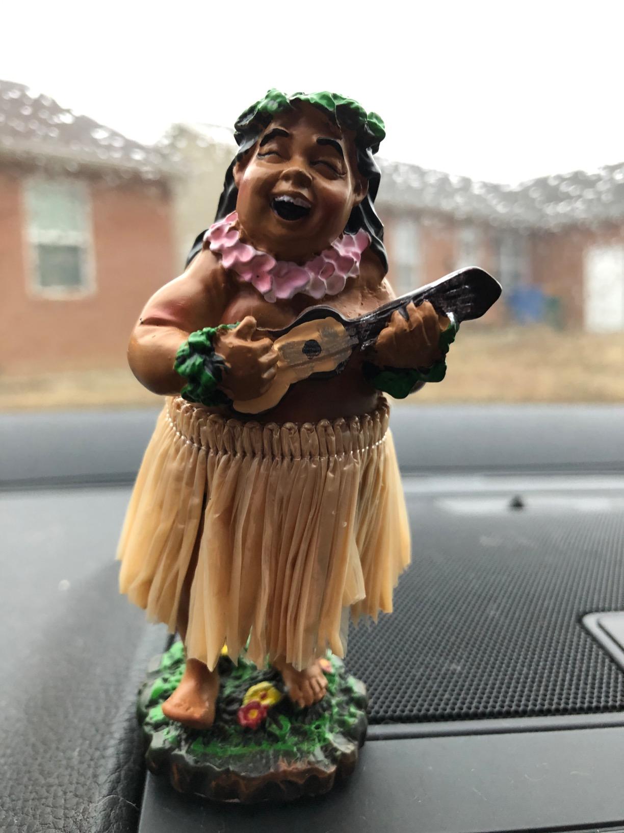 Amazon.com: KC Hawaii Braddah with Ukulele Mini Dashboard Doll 4 inches ...
