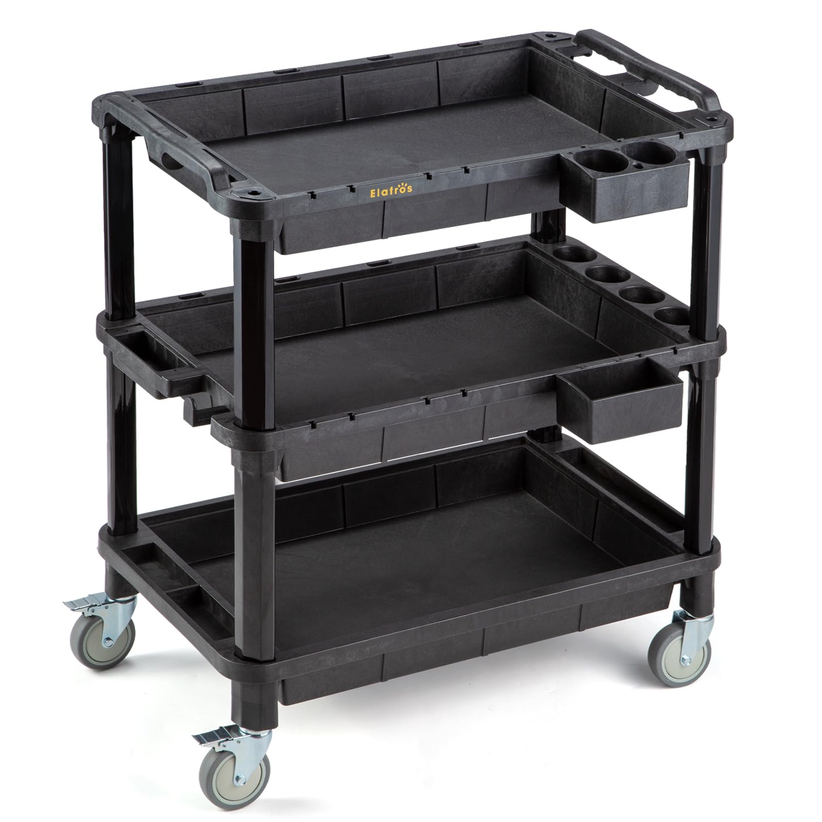 Amazon.com: ELAFROS Multi-Use Utility Cart - 32.4x18.3 Heavy-Duty ...