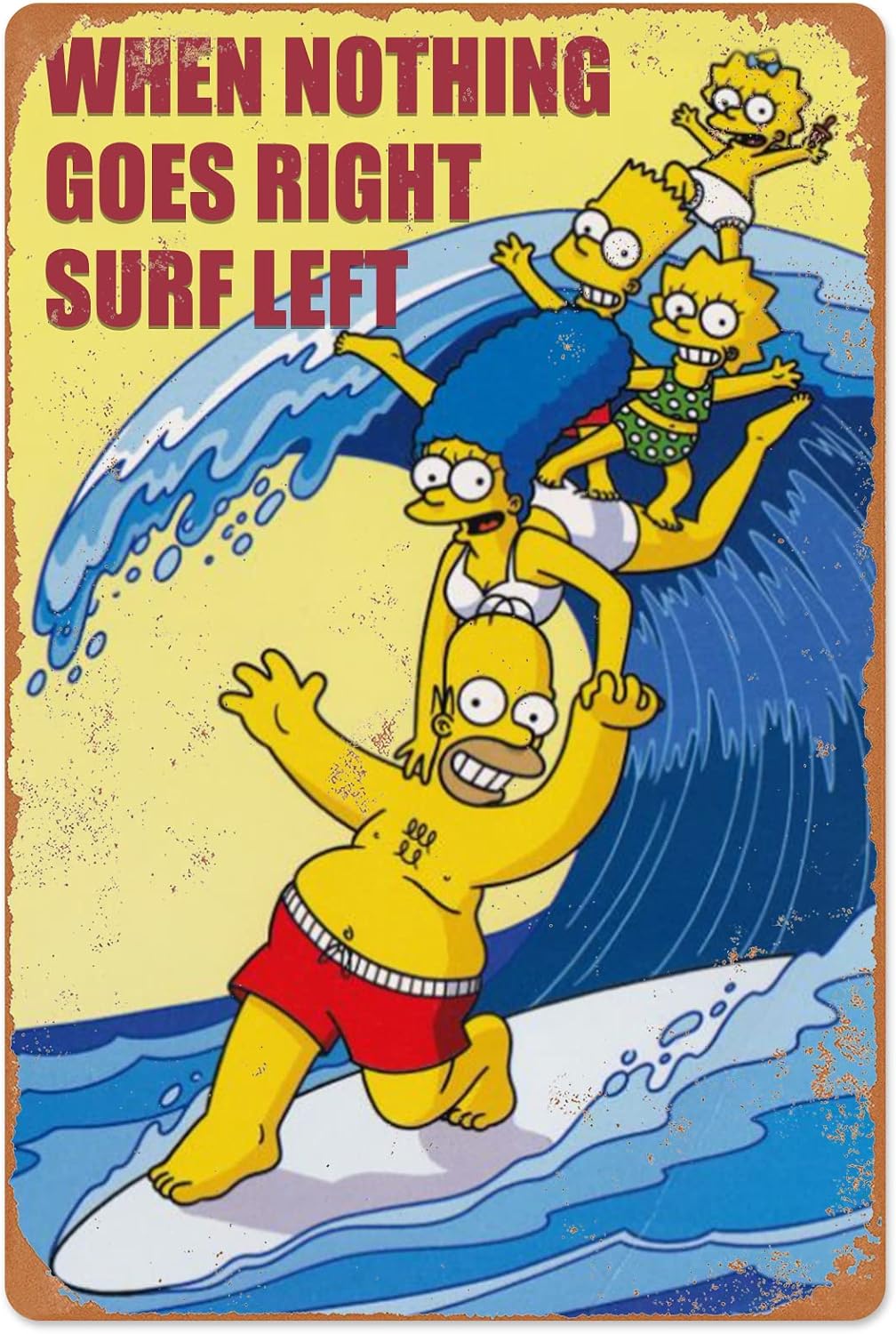 Amazon.com: The Simpsons Surfing Jigsaw Puzzles 1000 Pieces for Adults ...