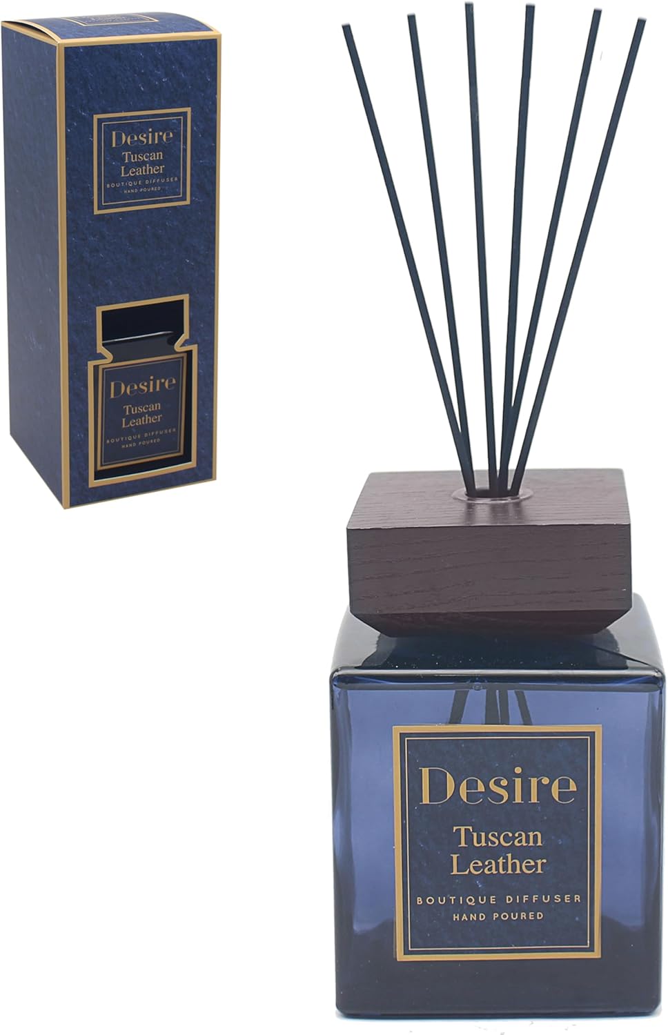 Lesser & Pavey Desire Aroma Tuscan Leather 1000ml Reed Diffuser For Home Fragrance | Air ...