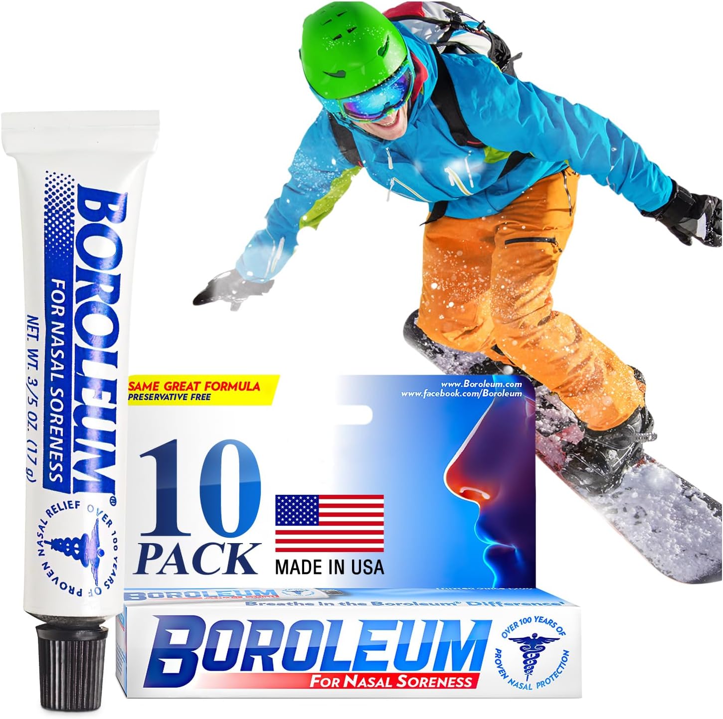 Amazon.com: Boroleum Analgesic Ointment 0.60 oz (Pack of 10) : Health ...