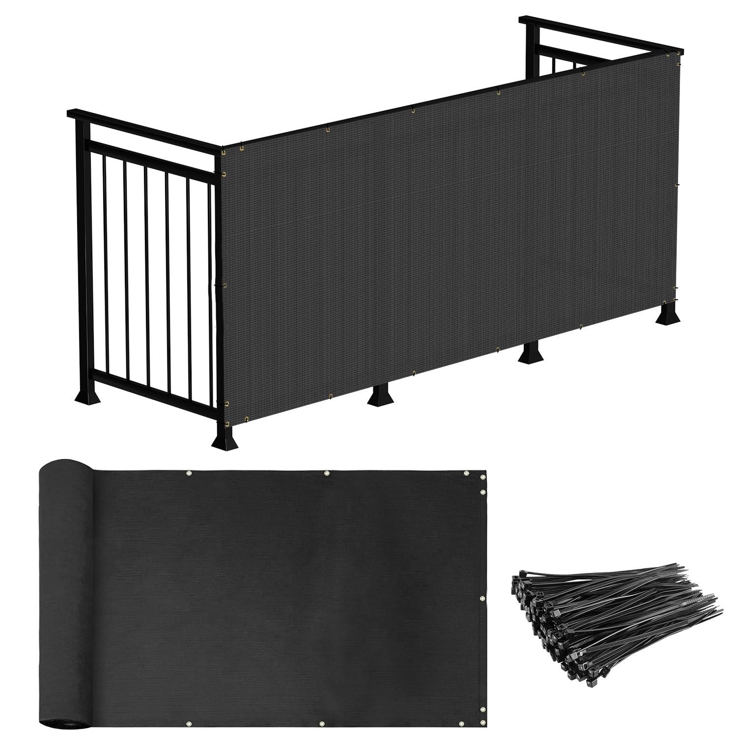 Snapklik.com : Windscreen4less 2.5 X 50 Balcony Privacy Fence Screen ...