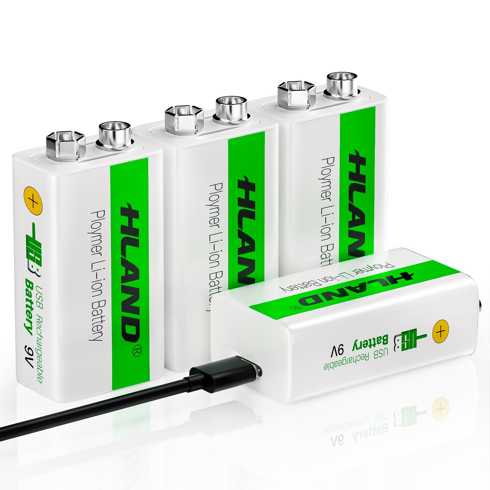 Amazon.com: SPYONG Rechargeable 9V Batteries, 4 Pack 9V Lithium ...