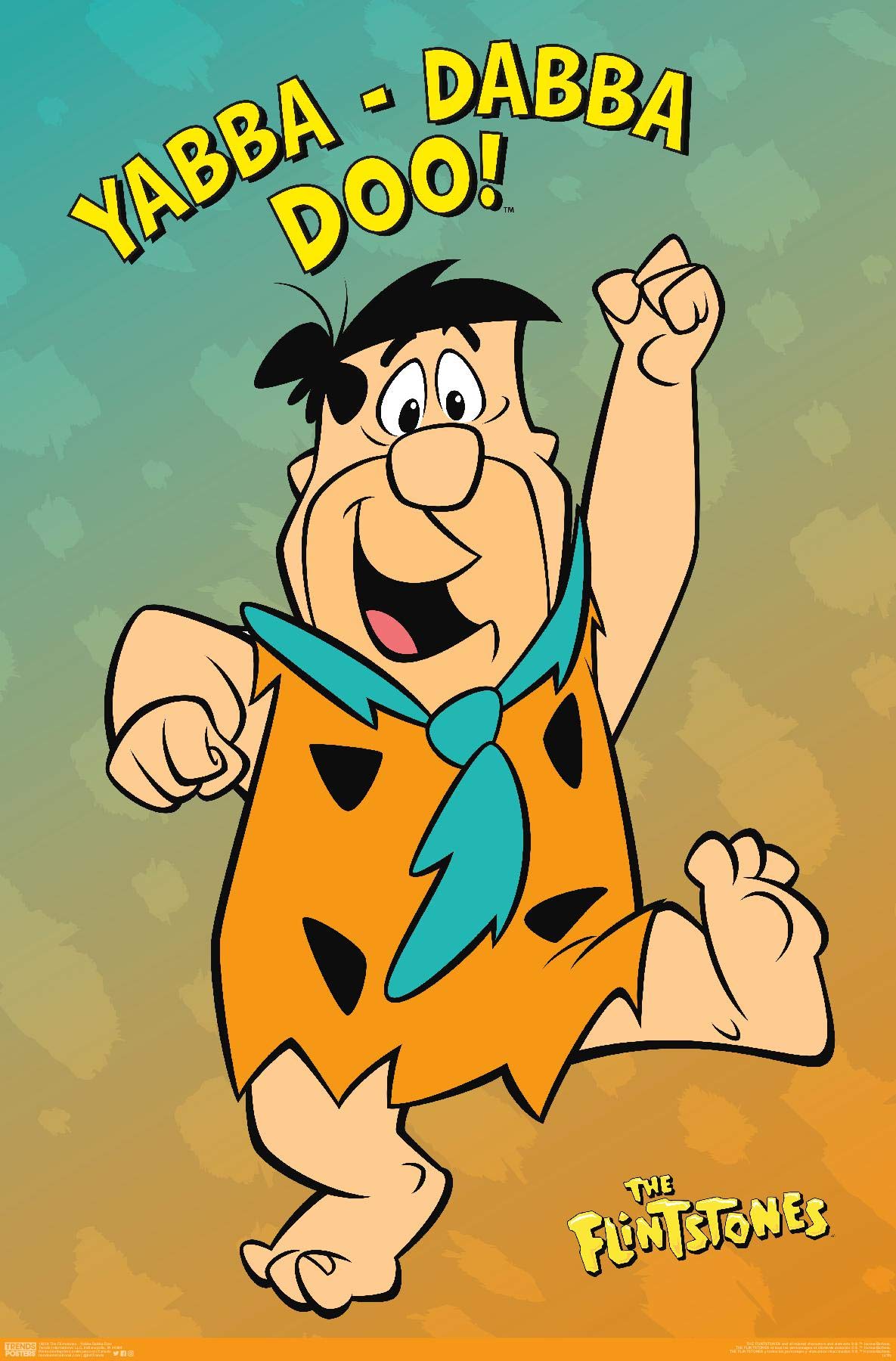 Amazon.com: Trends International The Flintstones - Yabba Dabba Doo Wall ...
