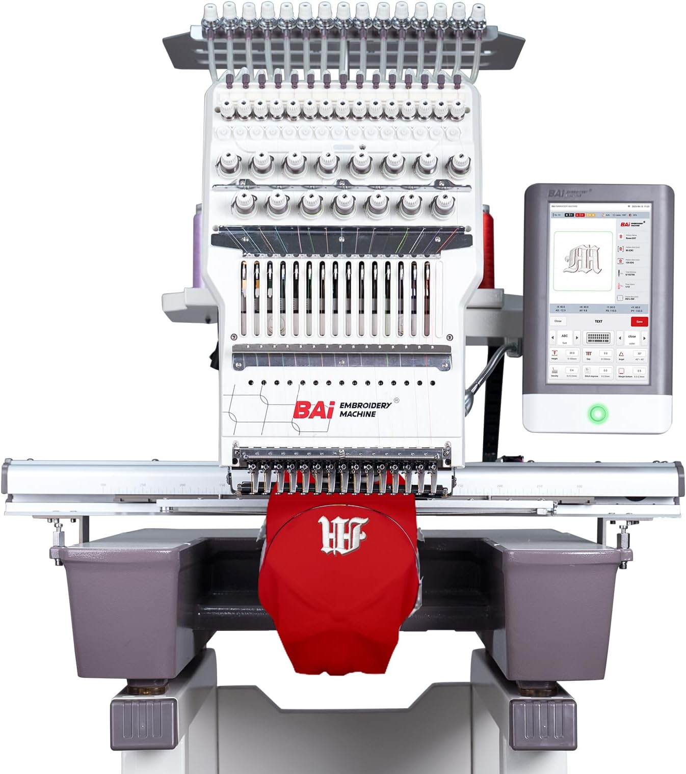Amazon.com: BAi MirrorM22 Commercial Embroidery Machine for Hat, Cap ...