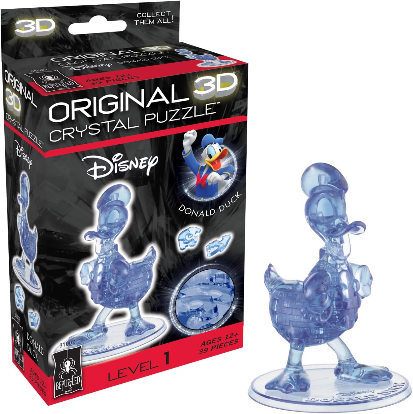 Disney Original 3D Crystal Puzzle - Donald Duck : Amazon.com.au: Toys ...