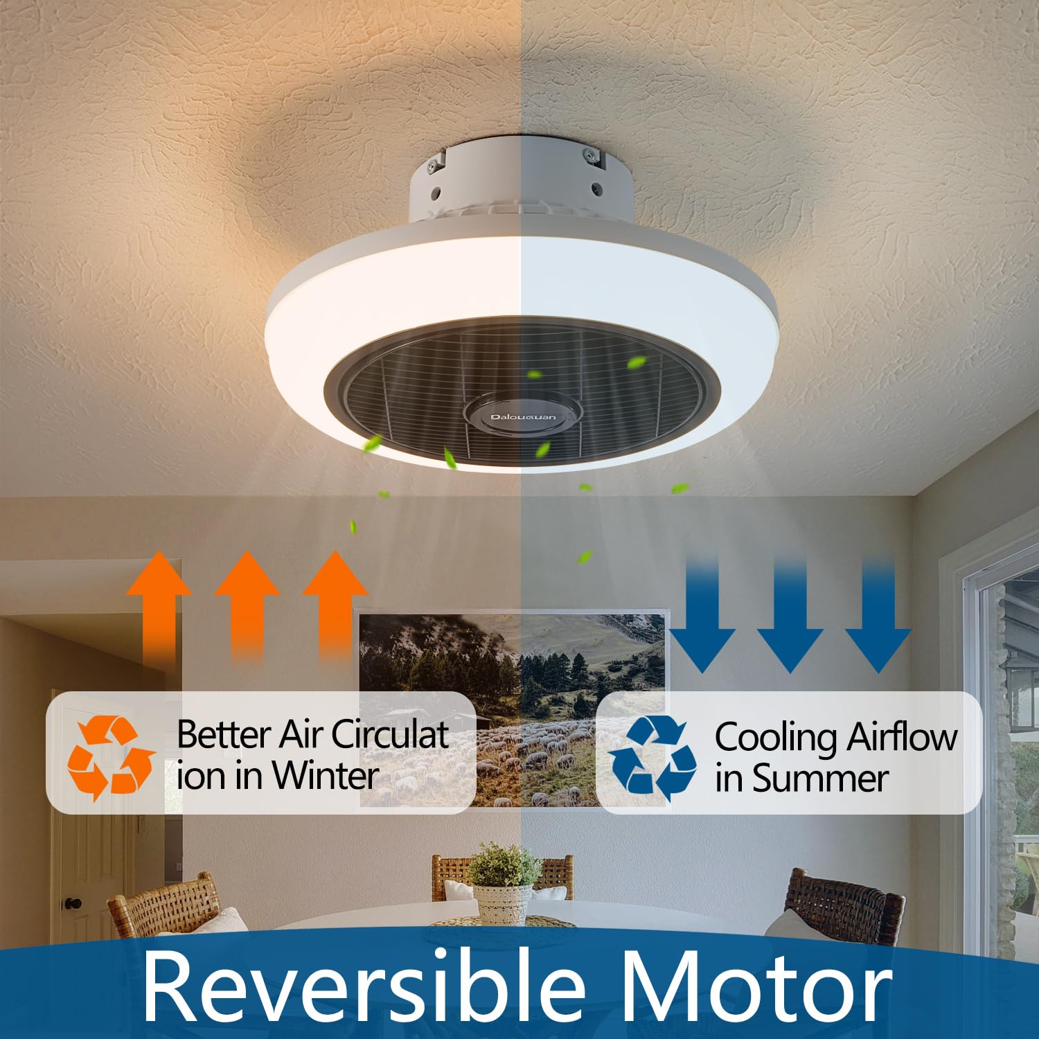 Snapklik.com : Dalouguan 15" Ceiling Fan