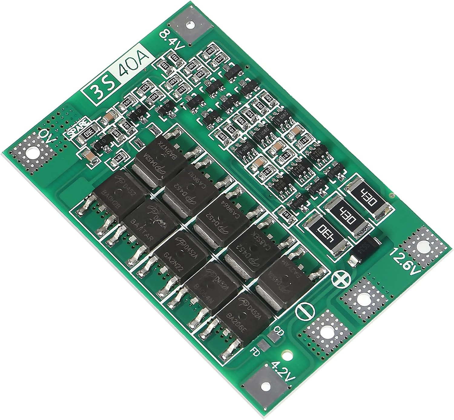 AITIAO 4 unidades 3S 40A BMS 11.1V 12V 12.6V 18650 tablero de protección de batería de litio con ...