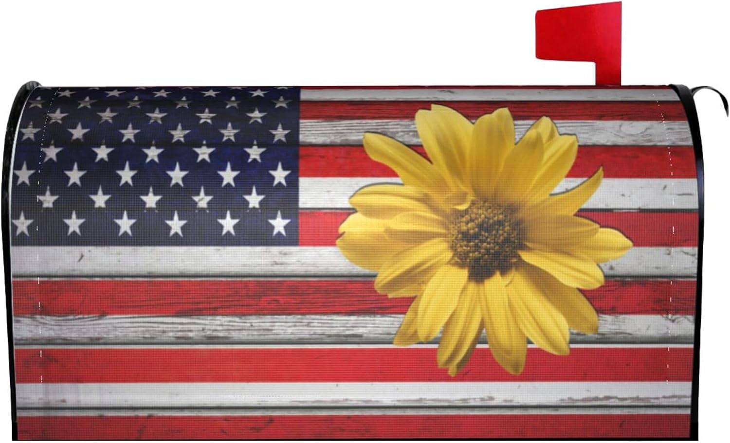 Amazon.com: American Flag Mailbox Covers Vintage Wood USA Flag with ...