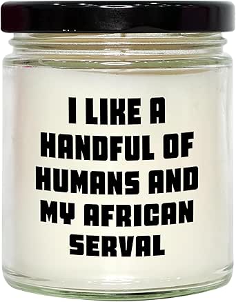 Amazon.com: African Serval Cat Lovers Gifts from Friends to Family ...