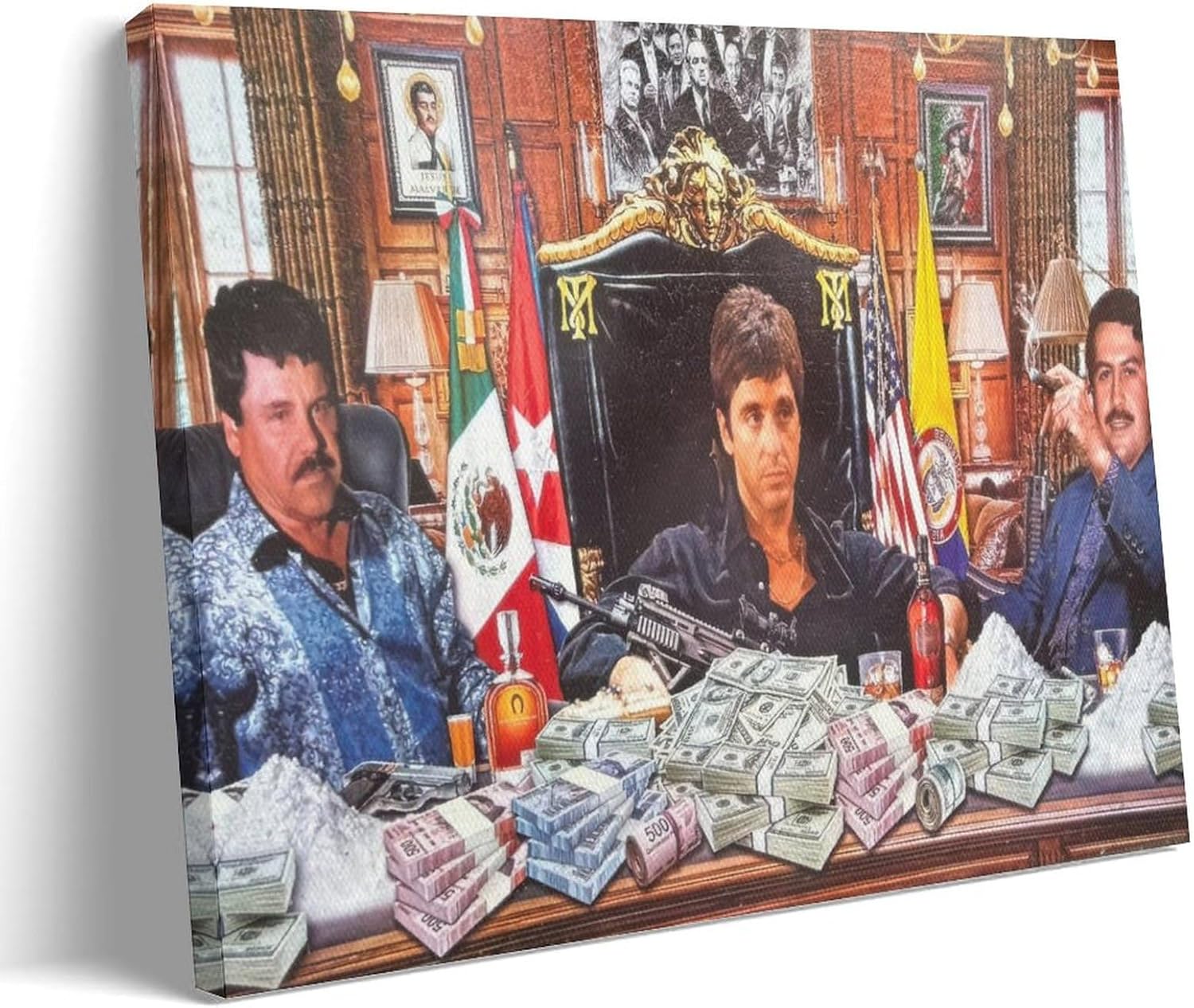 XKJSIYLZT Scarface Posters Al Pacino El Chapo and Pablo Escobar Narcos ...