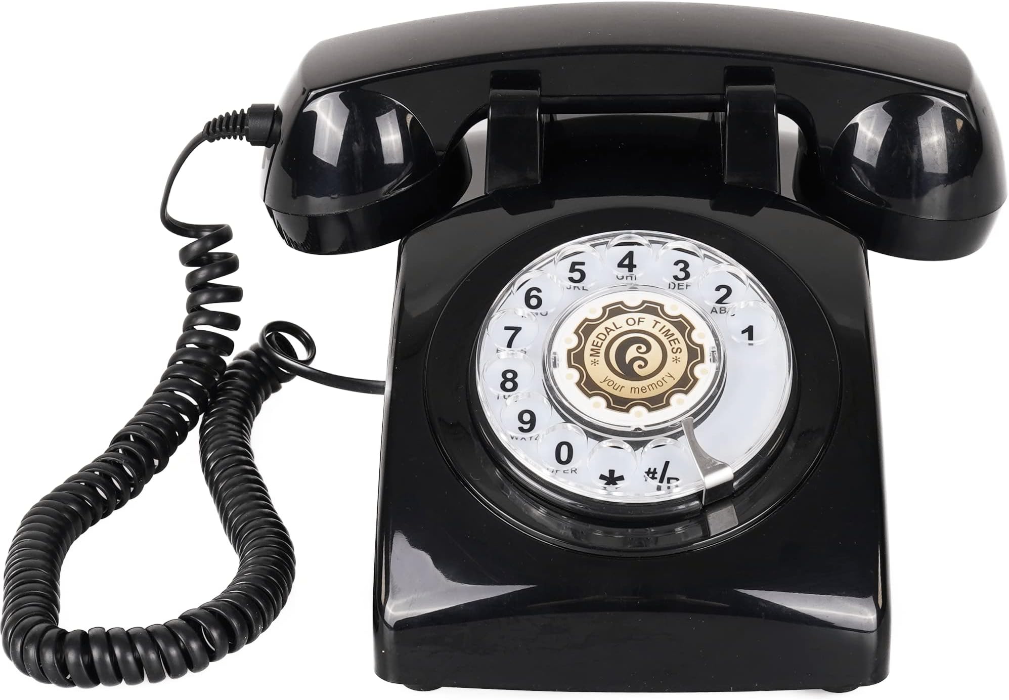 Amazon.com : Retro Rotary Dial Phone Sangyn 1960s Vintage Landline ...