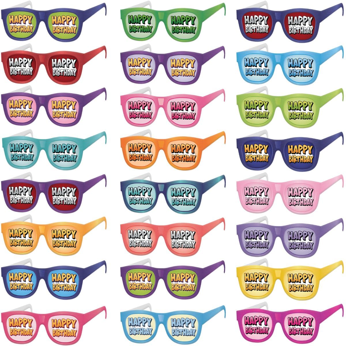 Happy Birthday Photo Booth Props Glasses Birthday Party Glasses for ...