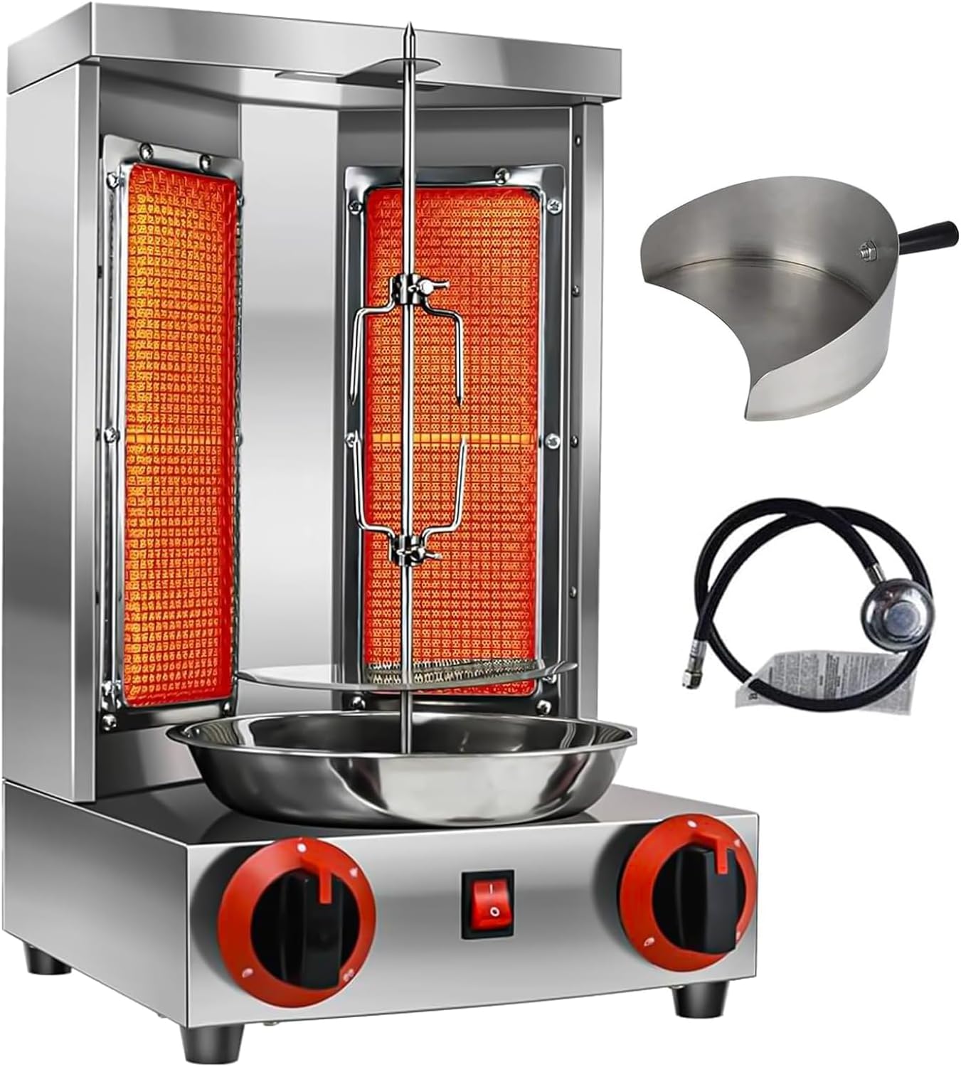 Amazon.com: Li Zhen Shawarma Machine Gas Vertical Doner Kebab Machine ...