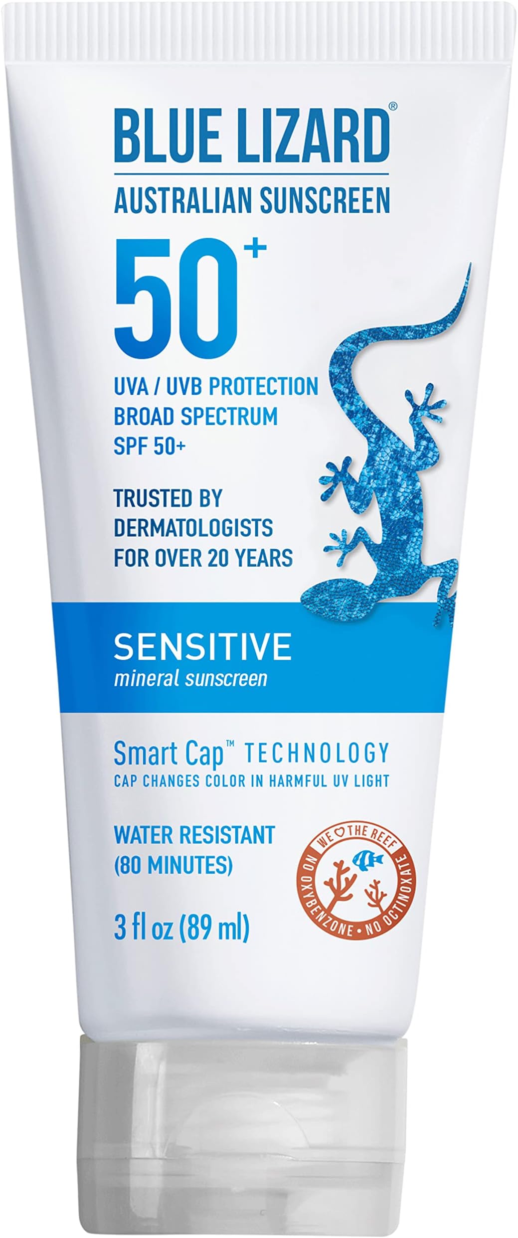 Amazon.com: Blue Lizard SENSITIVE Mineral Sunscreen with Zinc Oxide ...