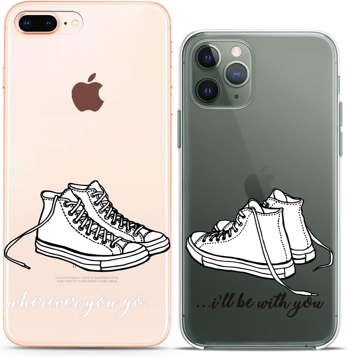 Amazon.com: Cavka Matching Couple Cases Compatible for iPhone 15 14 13 ...