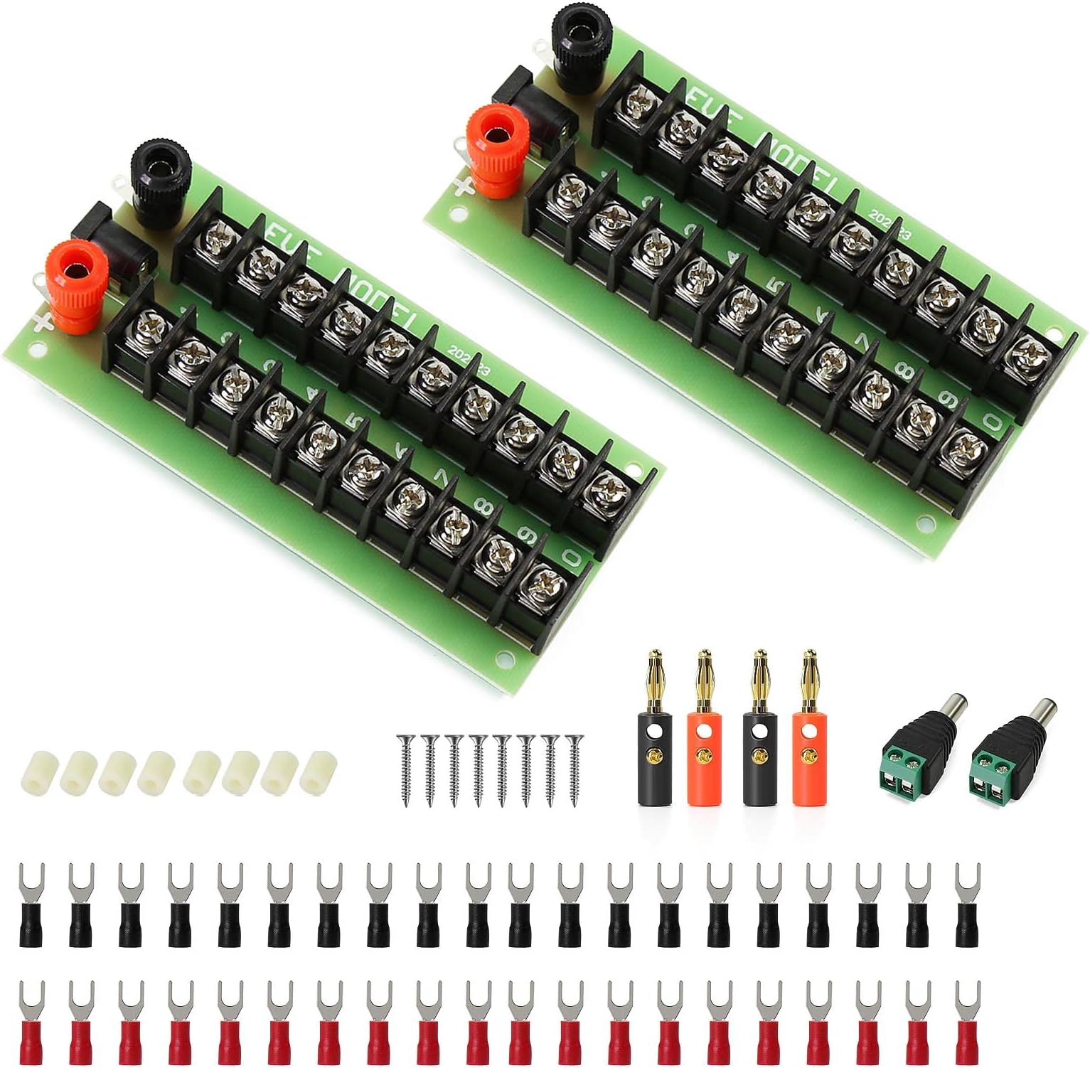 Evemodel 2Stk. Stromverteiler Verteiler 3 Ein-20 Ausgänge für Gleich ...
