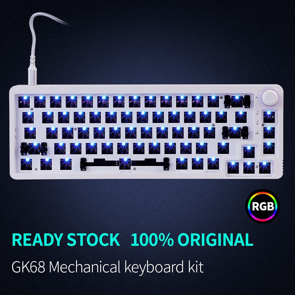 GK68 RGB Hot-Swappable Programmable Junction Box Can Be Replaced with ...