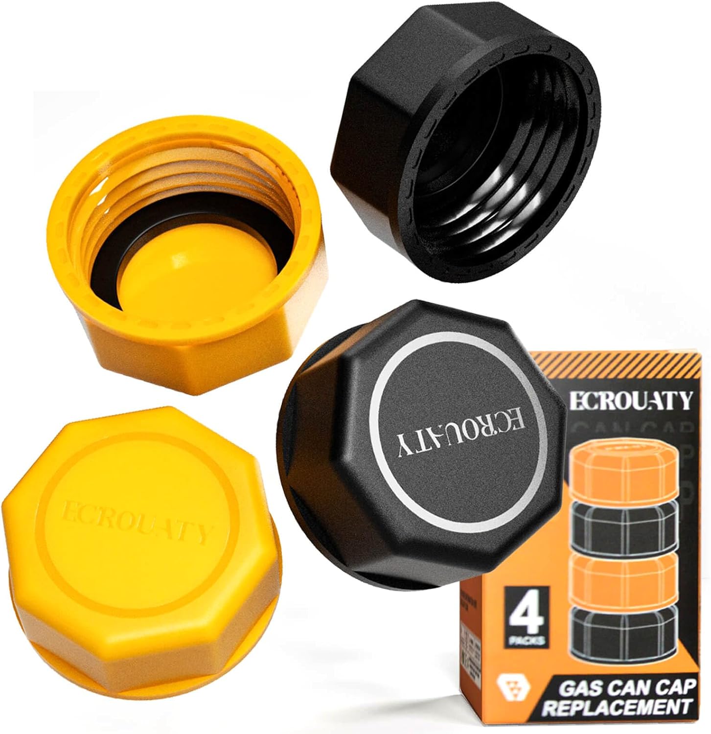 Amazon.com: ECROUATY Gas Can Cap, Gas Can Cap Replacement for Most 1/2 ...