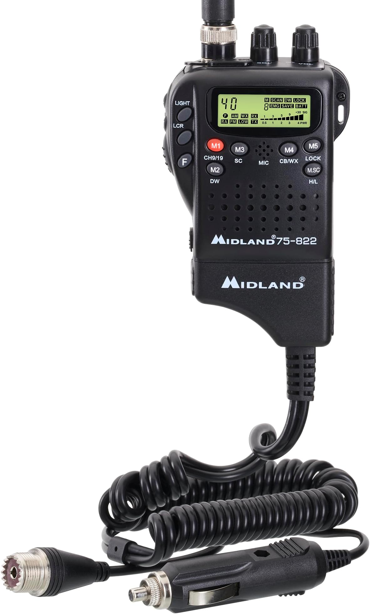 Amazon.com: Midland 75-822 Handheld CB Radio & Mobile CB Radio – Walkie ...