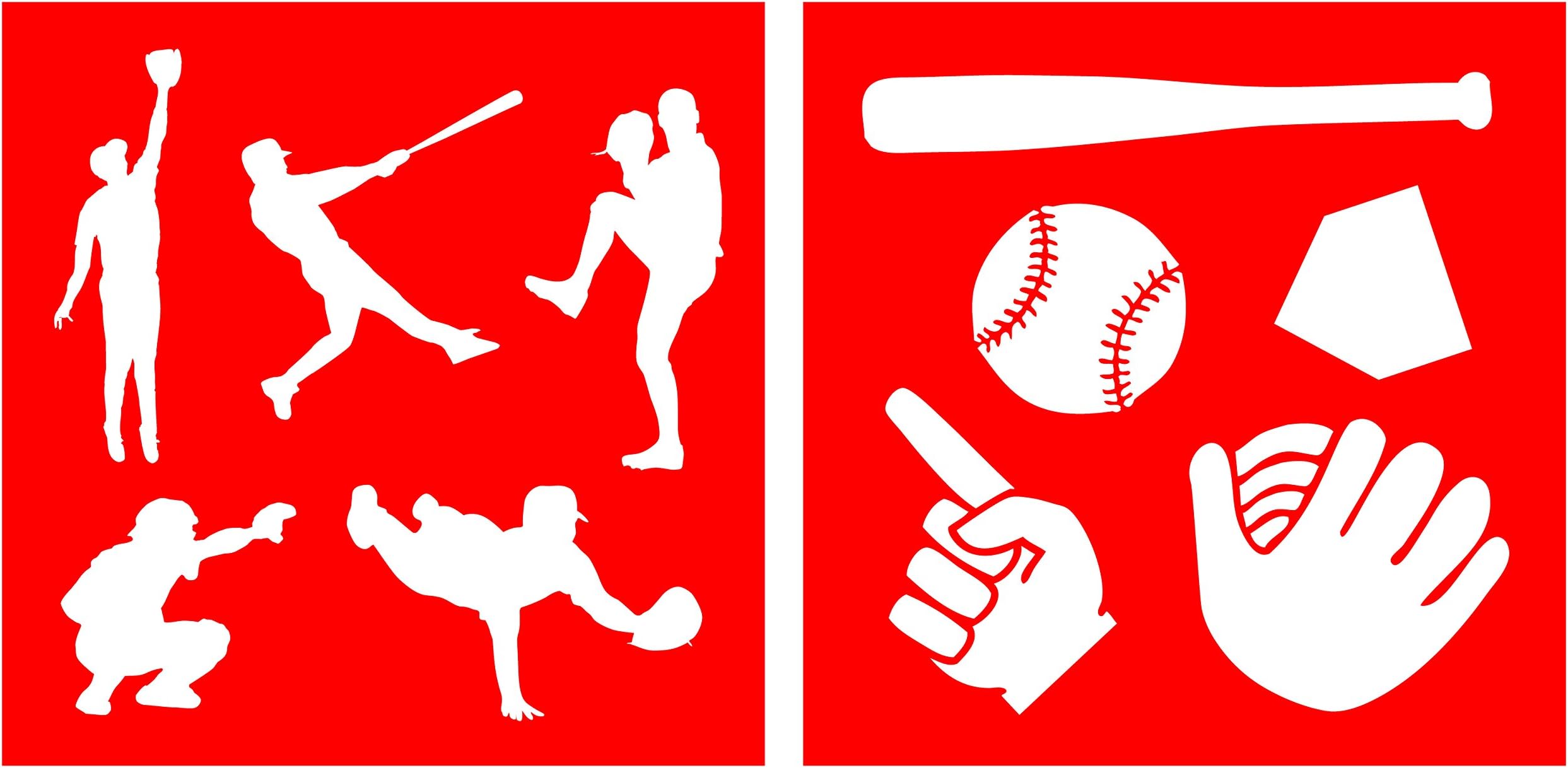 Amazon.com : Auto Vynamics - STENCIL-BASKETBALL-10 - Basketball ...