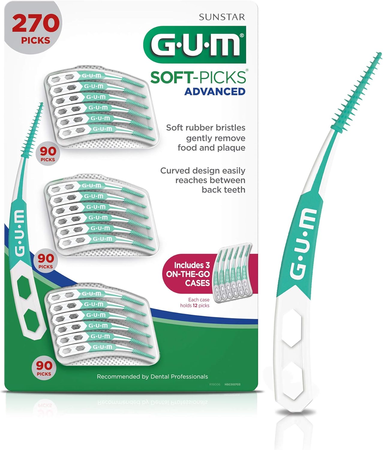 Gum Soft-Picks Advanced Dental Picks, 270 Count : Amazon.ca: Health ...