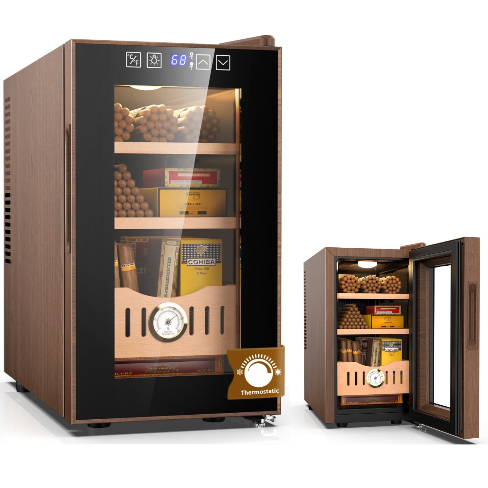 Amazon.com: Yawhew Wood Texture Electric Storage Cabinet, Spanish Cedar ...