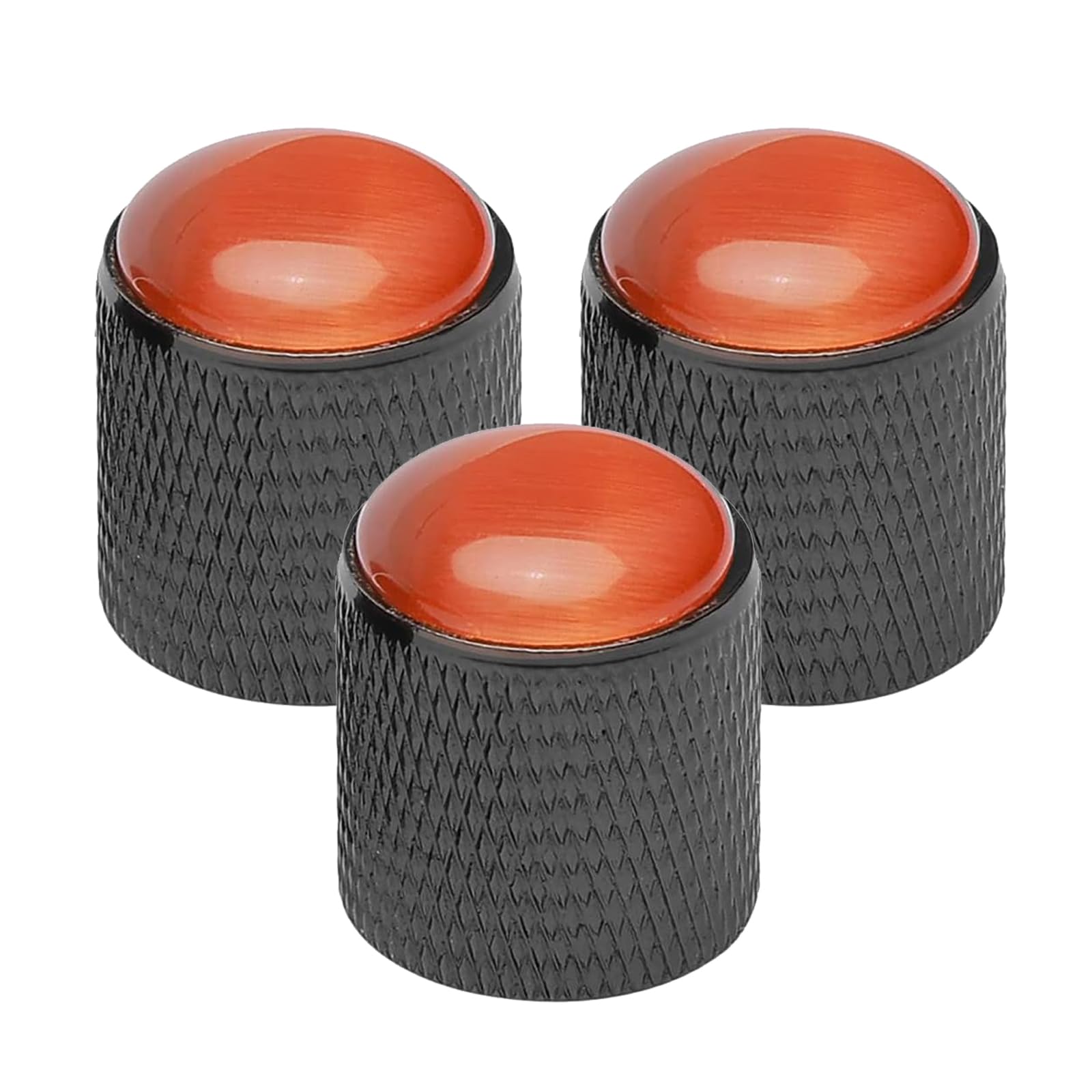 Amazon.com: Unxuey Black Guitar Control Knobs Volume Tone Control Knobs ...