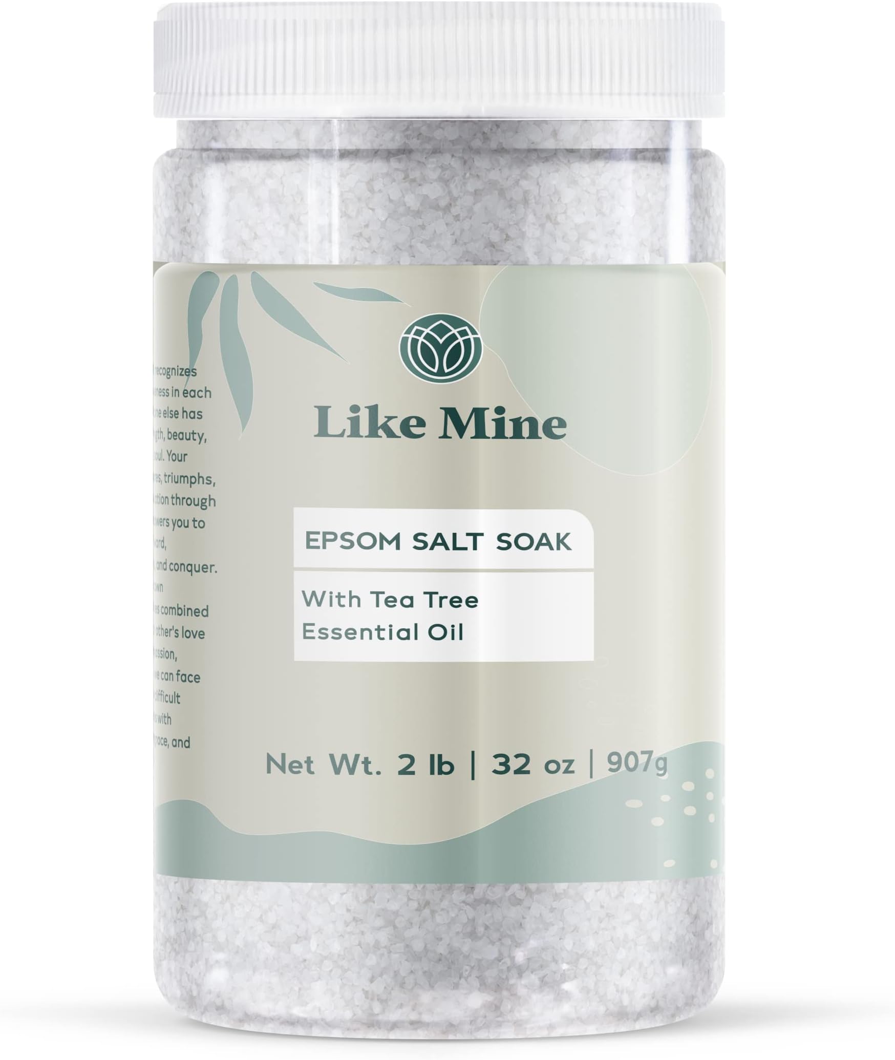 Amazon.com: Earthborn Elements Tea Tree Epsom Salt (1 Gallon) Pure ...