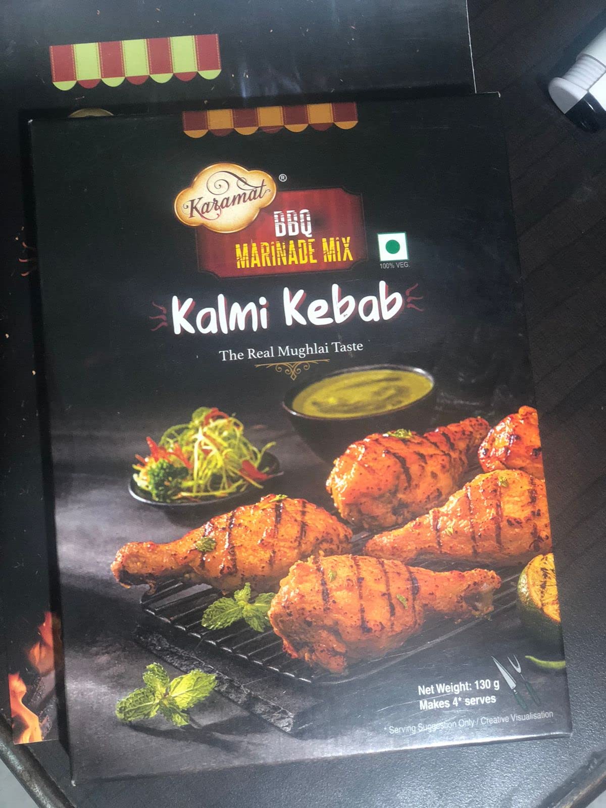 Karamat Tandoori Marinade Mix (Veg, 200g. Mix, Upto 4* Servings), Ready ...