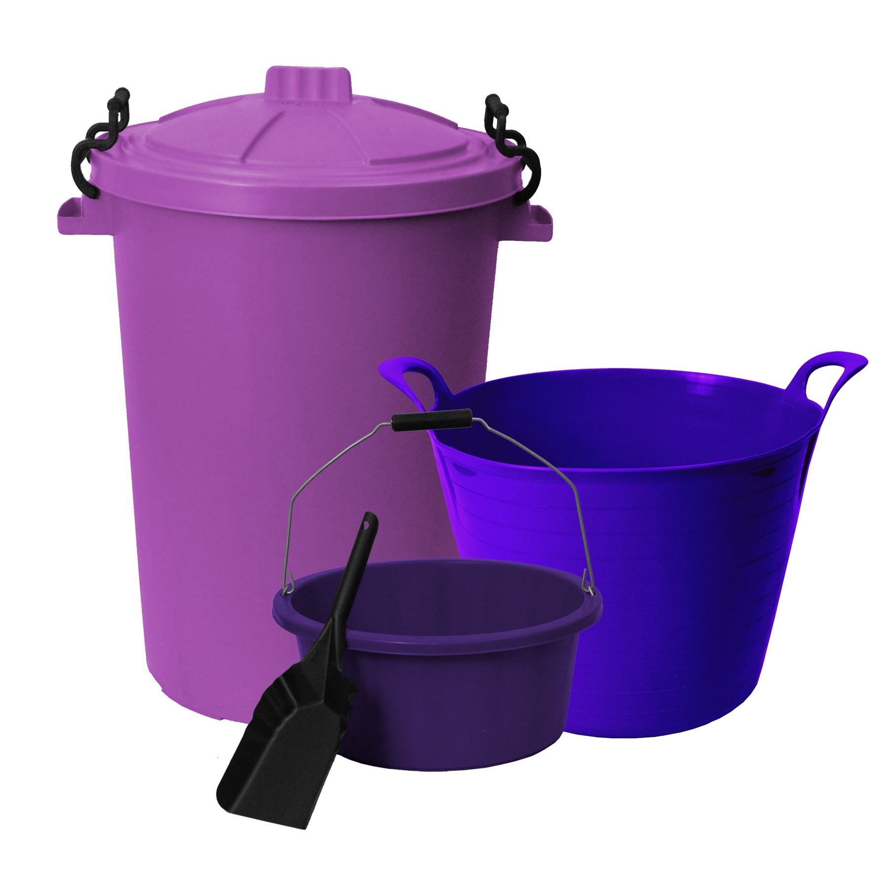 Buy Simpa® 4PC Livery Tack Room Storage & Feed Set: 85L Metal Locking ...