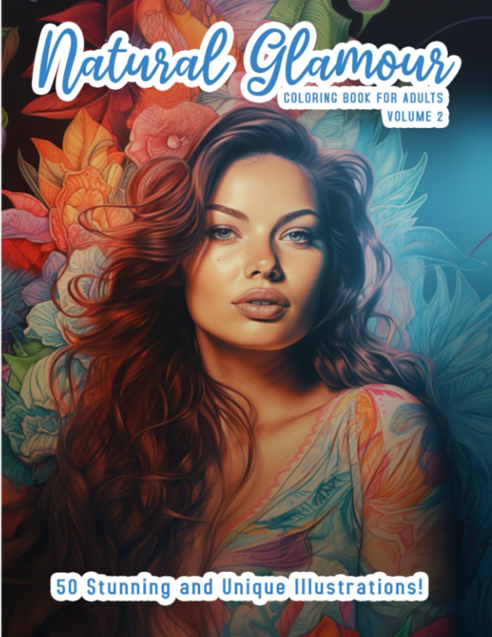 Amazon.com: Natural Glamour Coloring Book For Adults Vol 2: Diverse ...