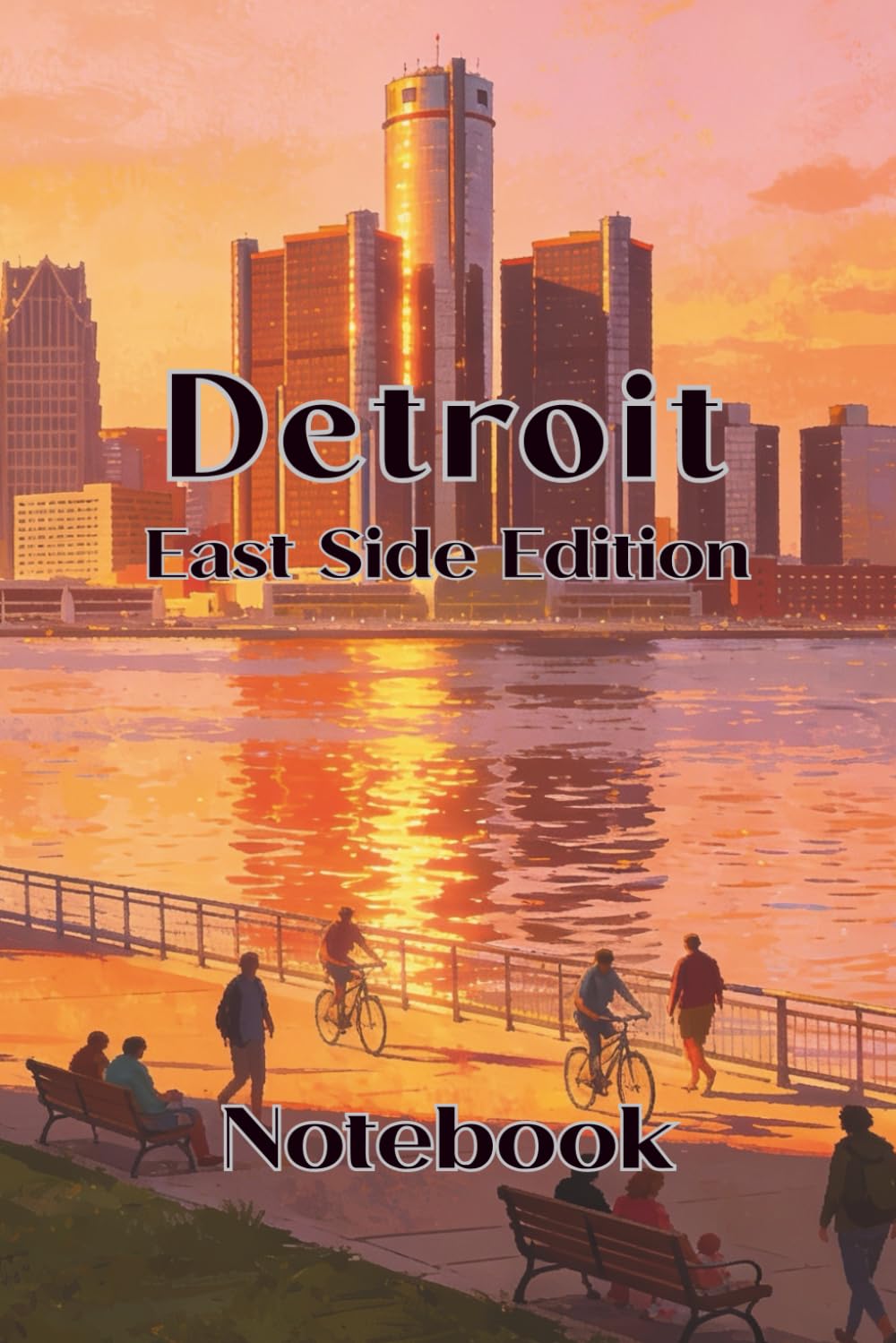 Detroit - East Side Edition Notebook: 150 Pages for Notes, Goals & East ...