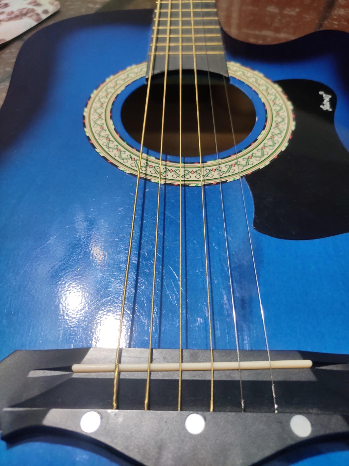 Mustang Multi Color Acoustic Guitar String (6 Strings) : Amazon.in ...