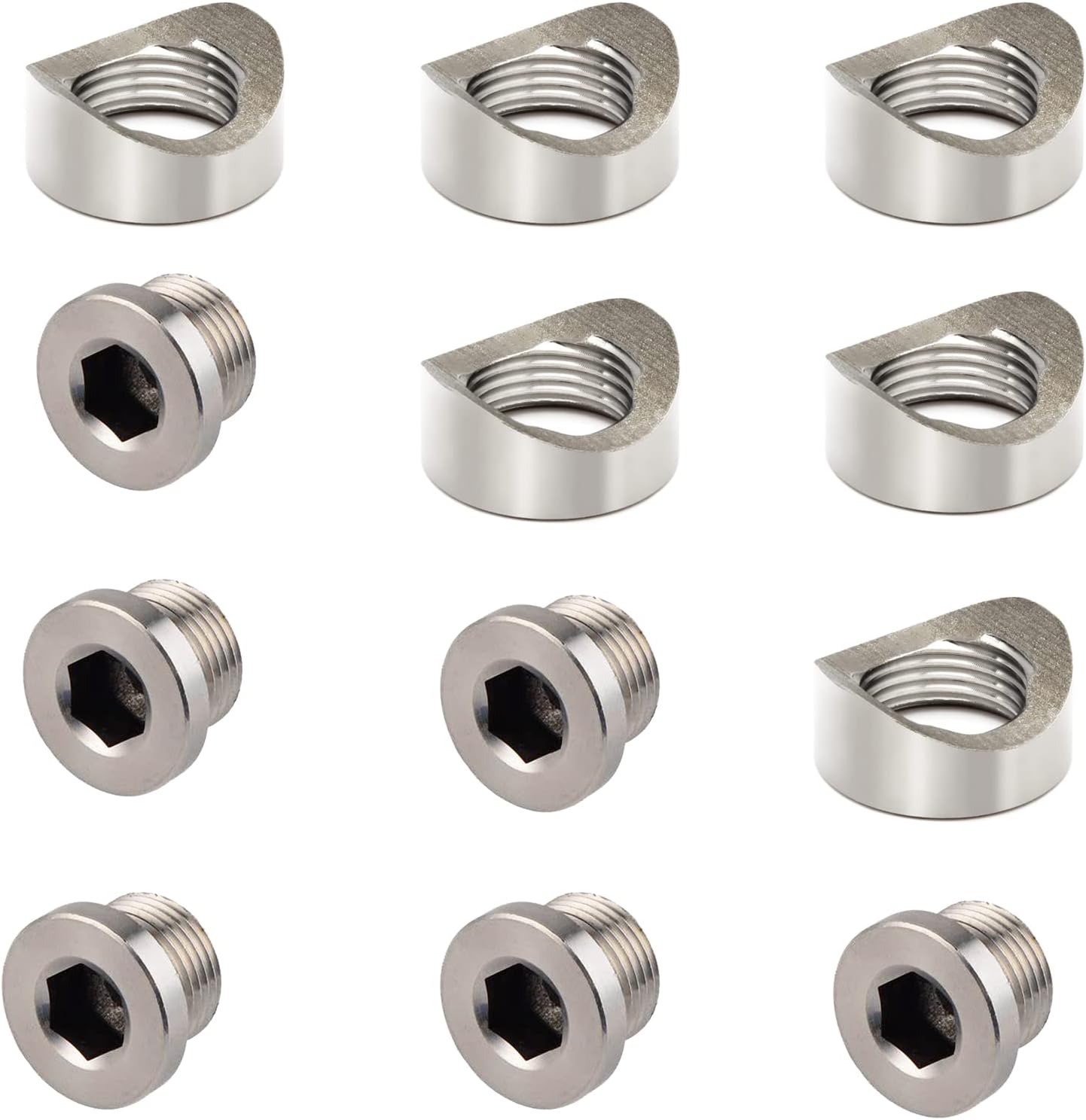 Amazon.com: I Little Bamboo O2 Sensor Bung, Stainless Steel Oxygen ...