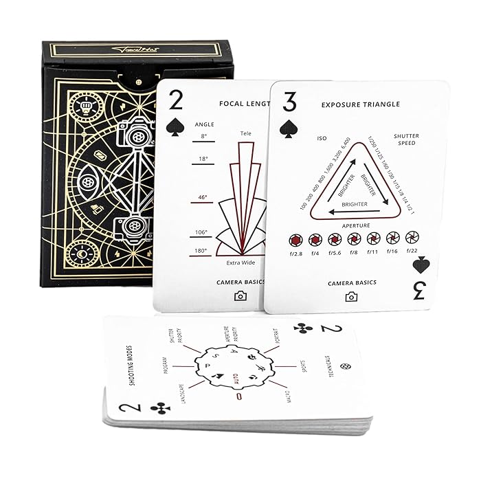 Buy The Photography Deck - Photography Cheat Sheet Cards - Camera ...