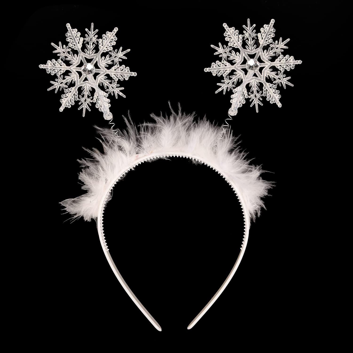 XNHIU Snowflake Headband - Christmas Party Head Boppers : Amazon.co.uk ...