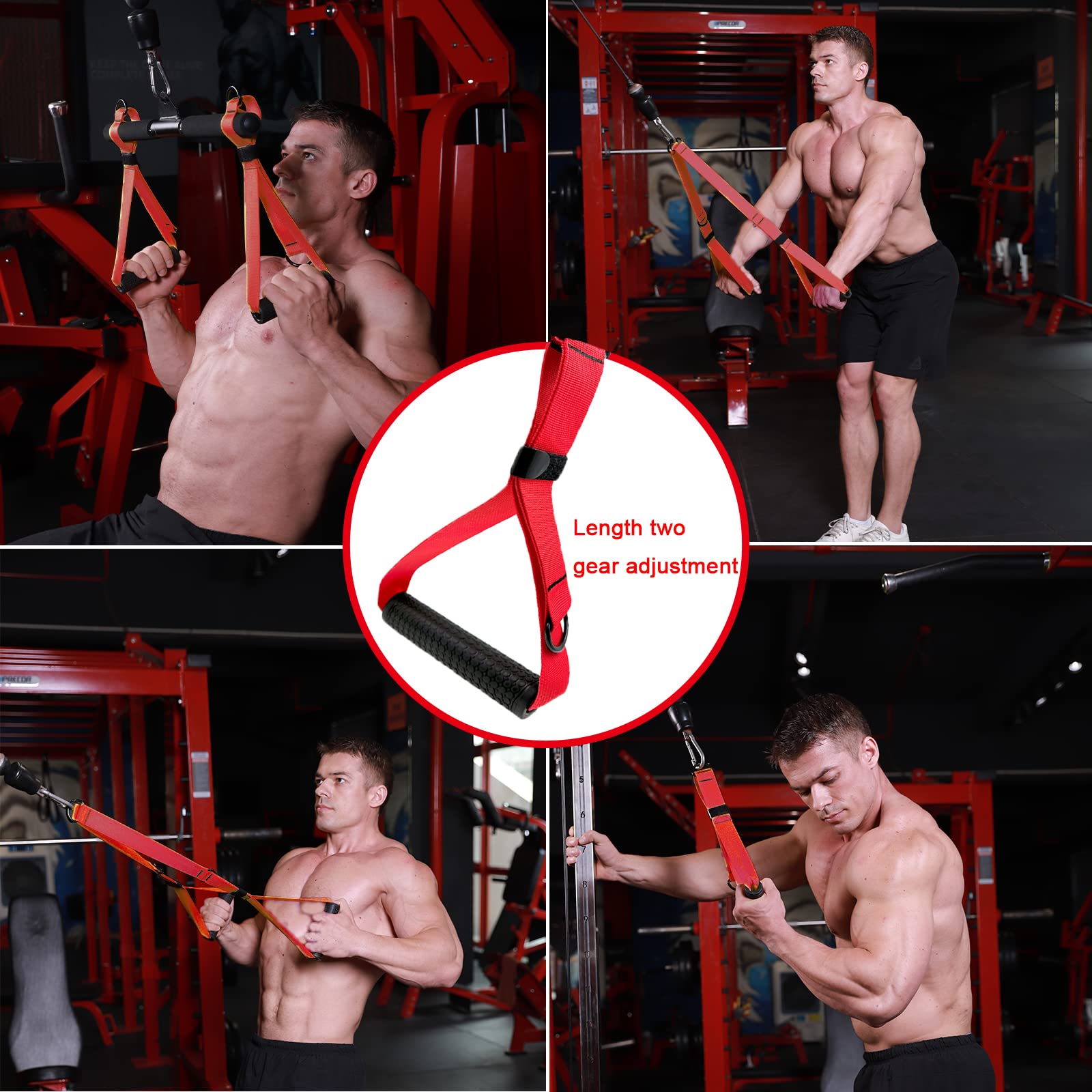 Snapklik.com : Oak-Sports Heavy Duty Exercise Handles For Cables ...